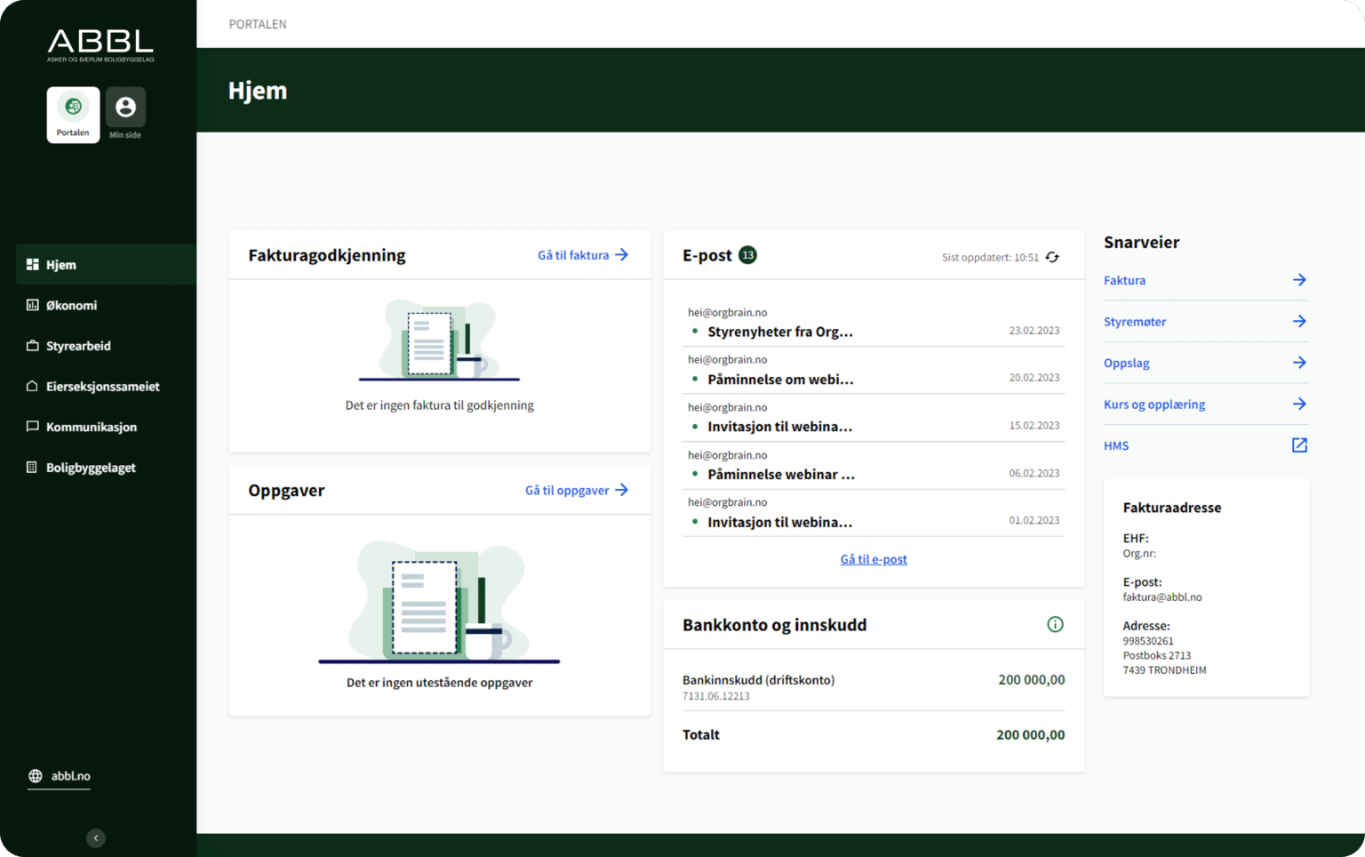 Styreportalen - ABBL